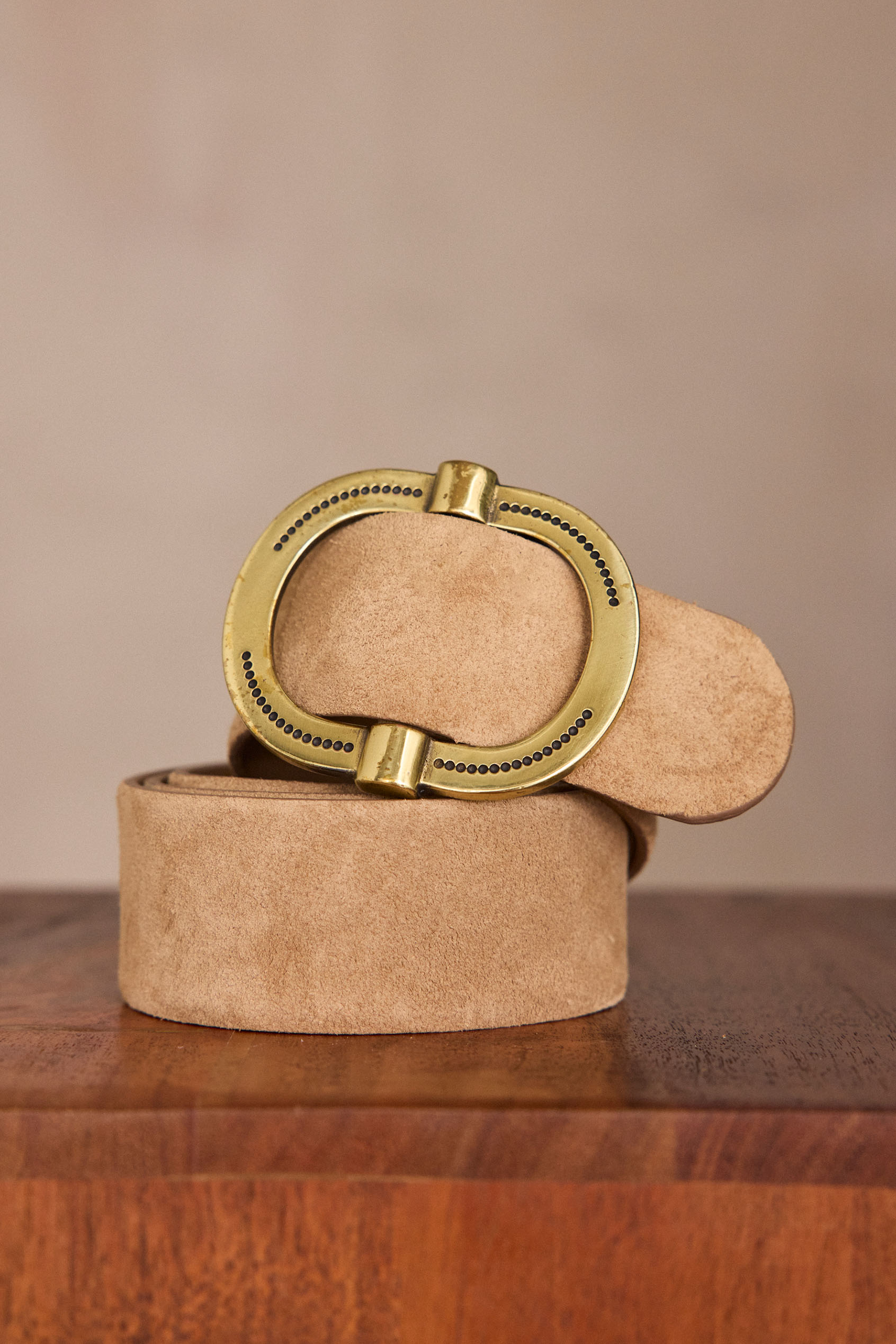 Ceinture en cuir ELISE Femme | NATUREL | Maison 123