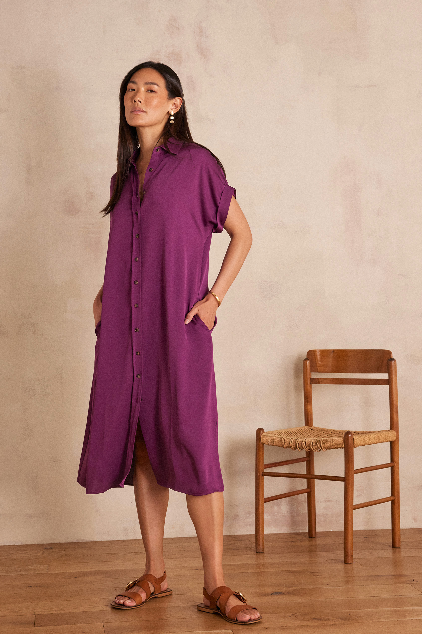 Robe NAYAA Femme | FUCHSIA FONCE | Maison 123